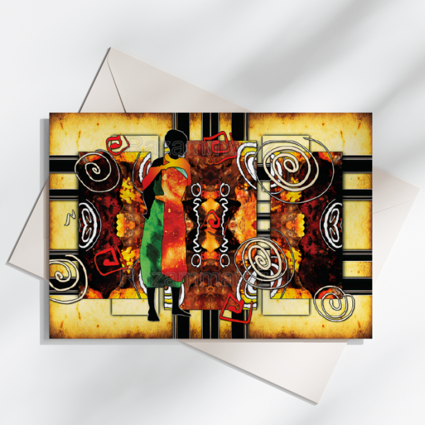 African Card I